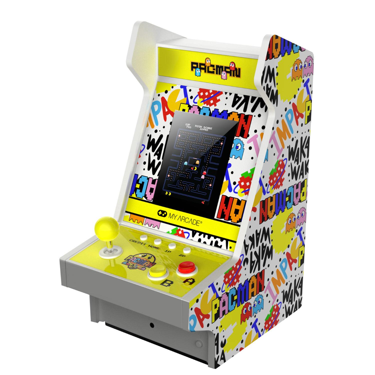 Mini Arcade Pac-Man Mighty Amarillo – JM DISTRIBUIDORES